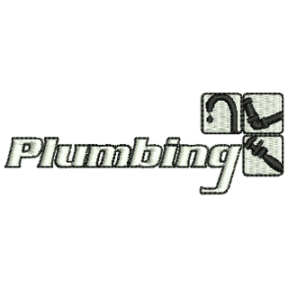 Plumbing Text and Logos 11633 | Stock Embroidery Designs for Home and ...