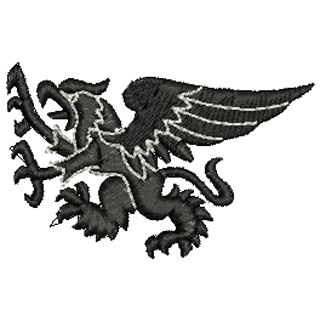 Griffin 10444 | Stock Embroidery Designs for Home and Commercial ...