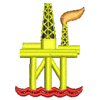 Oil Rig 10602 | Stock Embroidery Designs for Home and Commercial ...