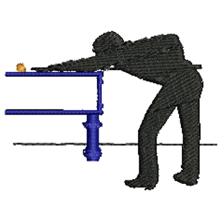 Snooker Player 10991 | Stock Embroidery Designs for Home and Commercial ...