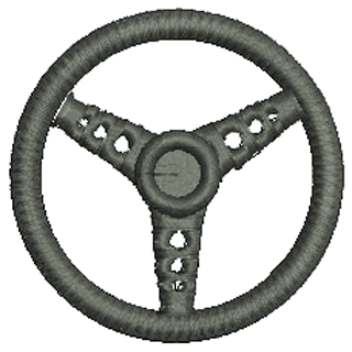 Steering Wheel 10506 | Stock Embroidery Designs for Home and Commercial ...